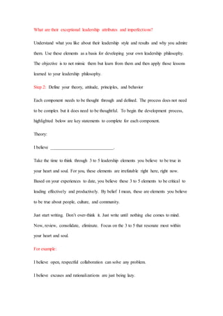 Effective leadership | DOCX