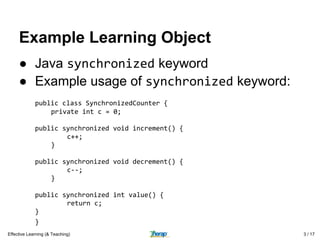 Effective Learning (& Teaching) | PPT