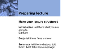 Effective lectures [autosaved] | PPT