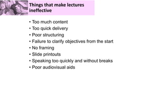 Effective lectures [autosaved] | PPT