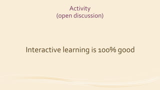 Effective lecturing | PPTX