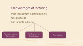 Effective lecturing | PPTX