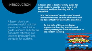 EFFECTIVE LESSON PLANINNG (SIGNIFICANCE AND EXECUTION).pptx