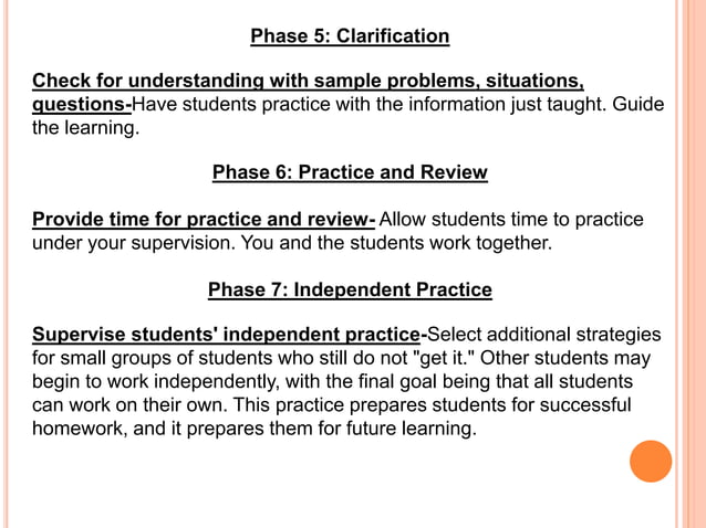 Effective lesson planning | PPTX