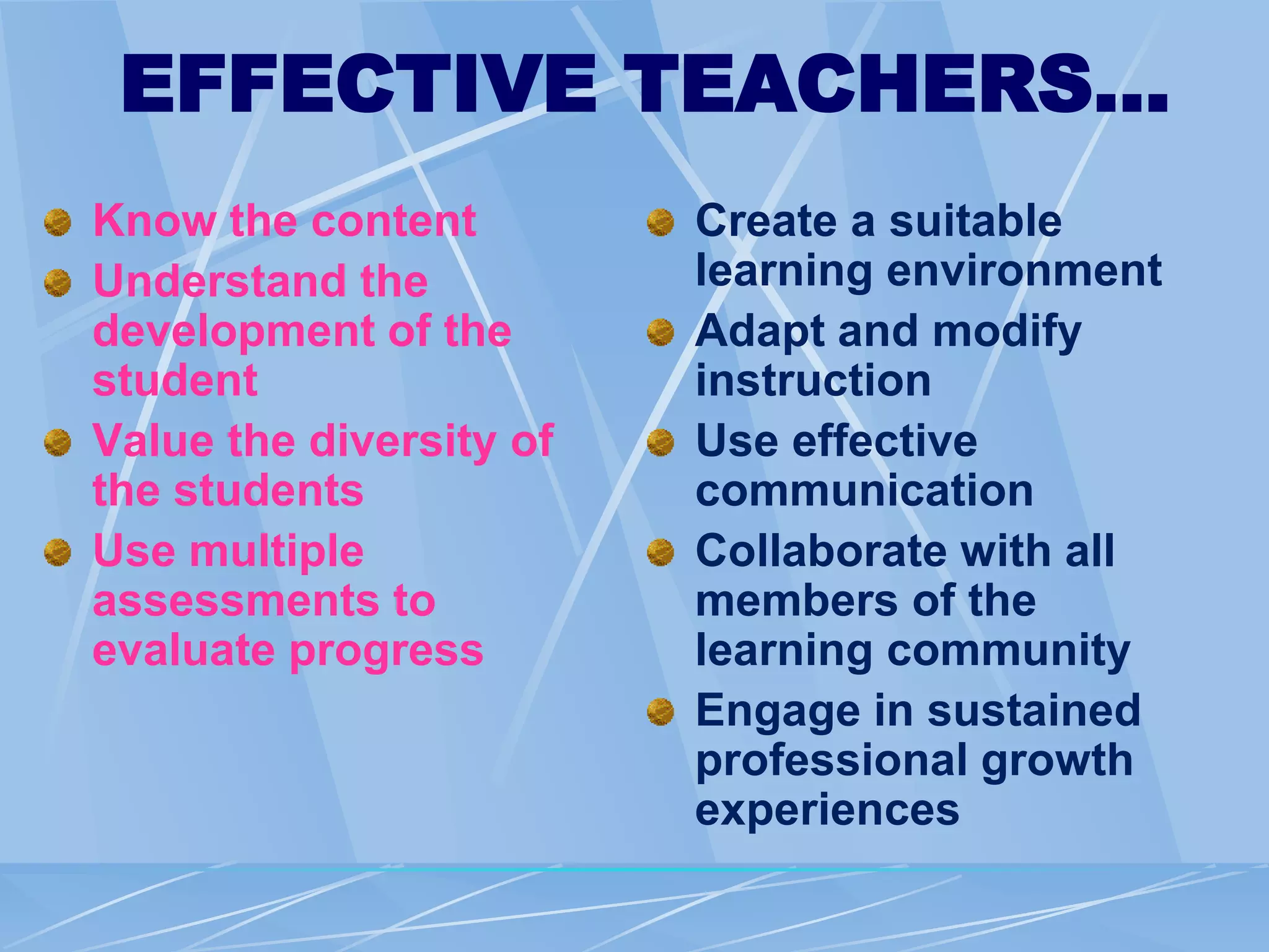 effective lesson planning.ppt | Educational Assessment | Education