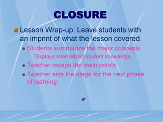 effective lesson planning.ppt | Educational Assessment | Education