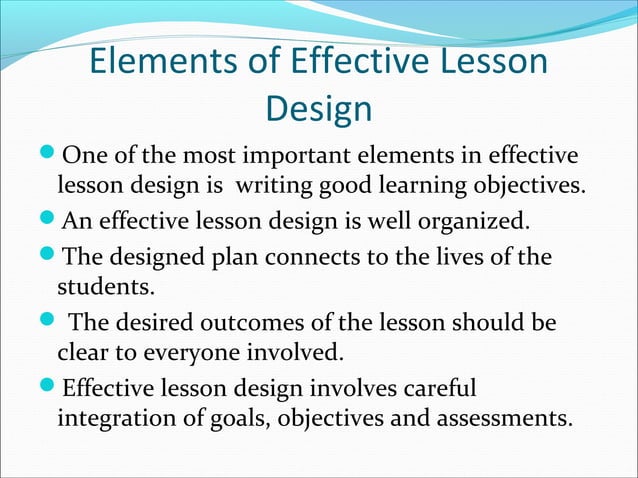 Effective lessonplanninganddesign | PPT