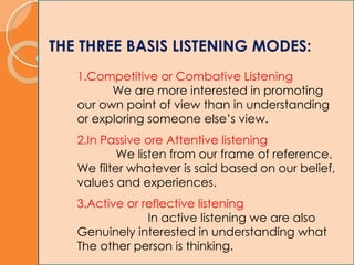 Effective listening | PPT
