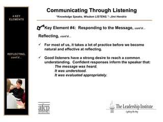 Effective Listening | PPT