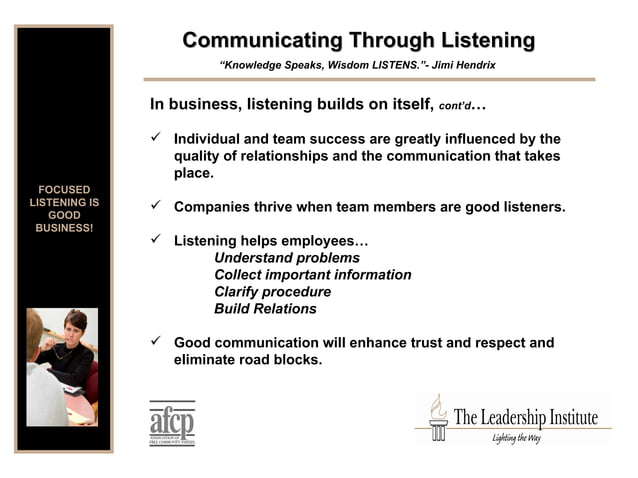 Effective Listening | PPT
