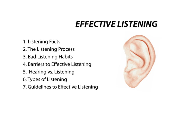 Effective listening | PPT