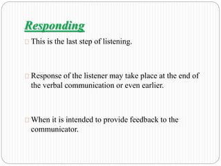 Effective listening | PPTX