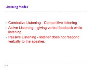 Effective listening | PPT