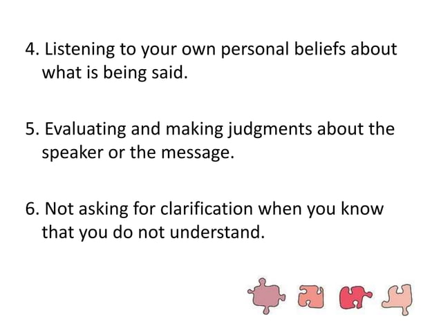 Effective listening presentation | PPTX