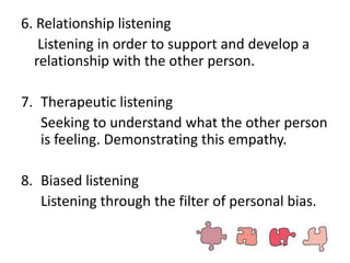 Effective listening presentation | PPTX