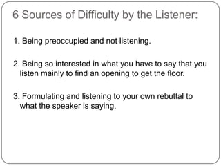 Effective Listening | PPT