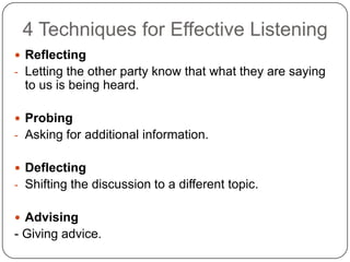 Effective Listening | PPT