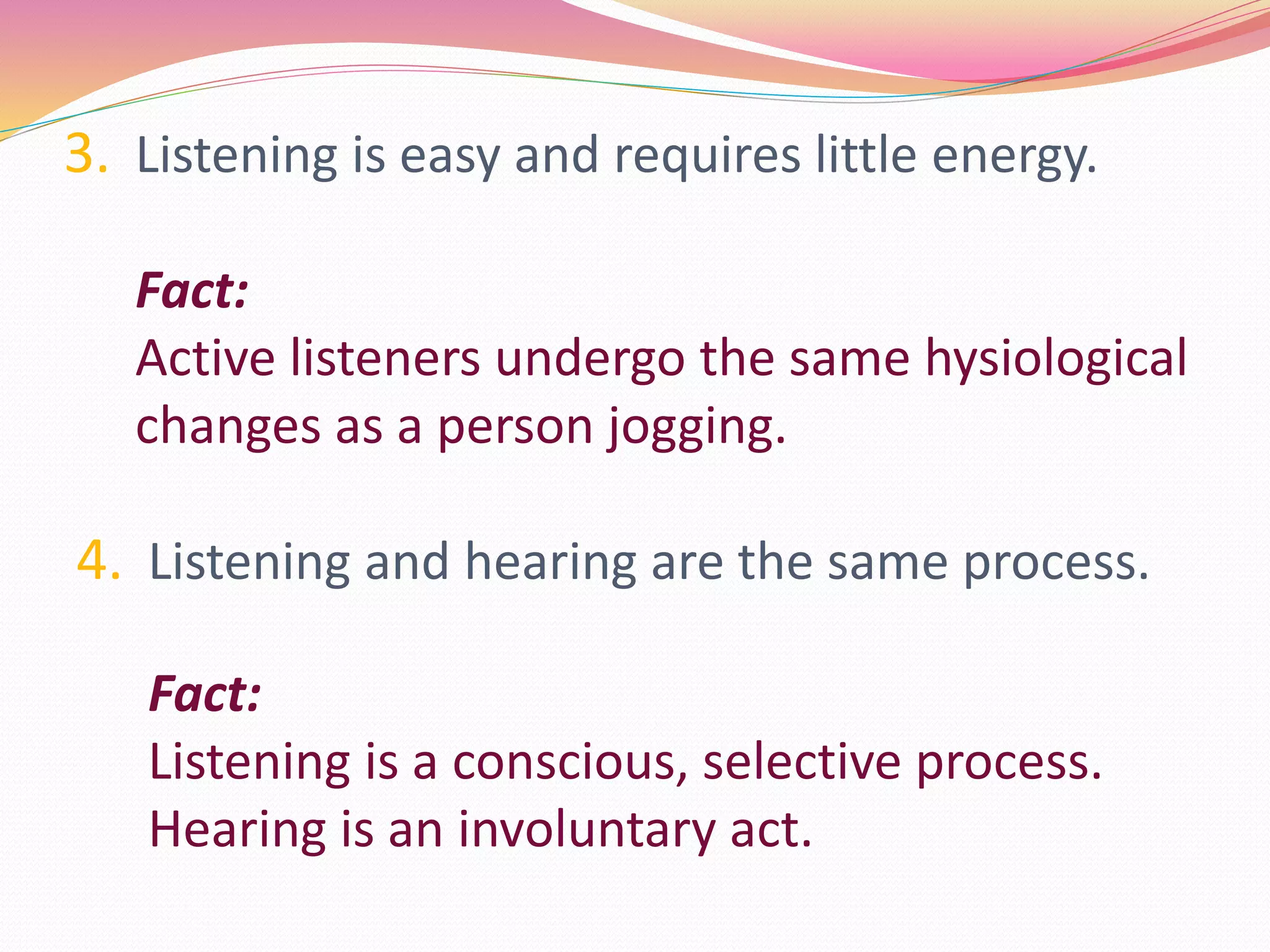 Effective listening skills | PPTX