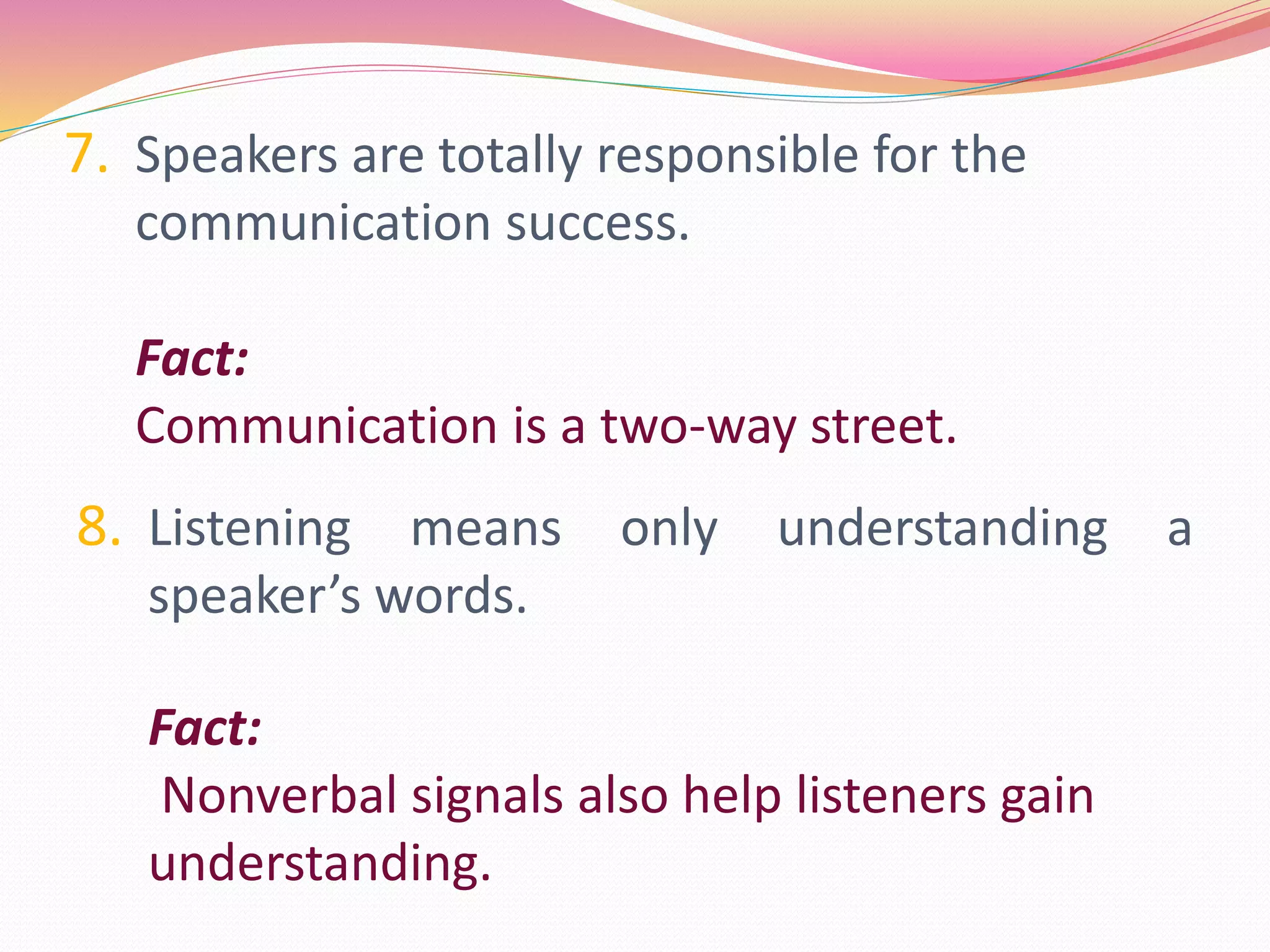 Effective listening skills | PPTX