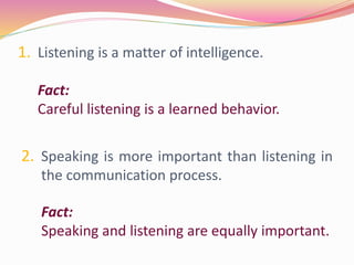 Effective listening skills | PPTX