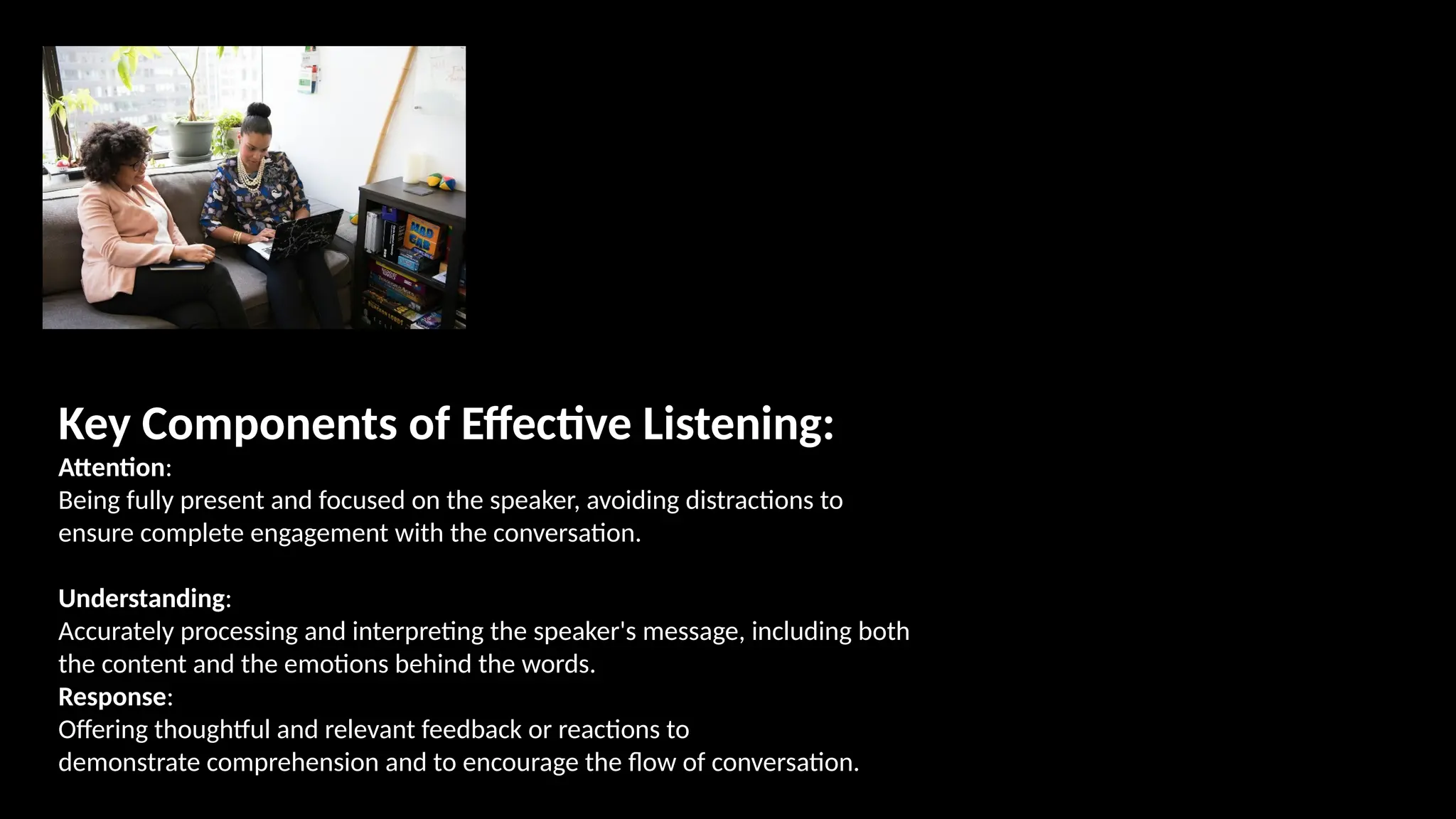 Effective Listening Skills for Meaningful Conversations | PPTX