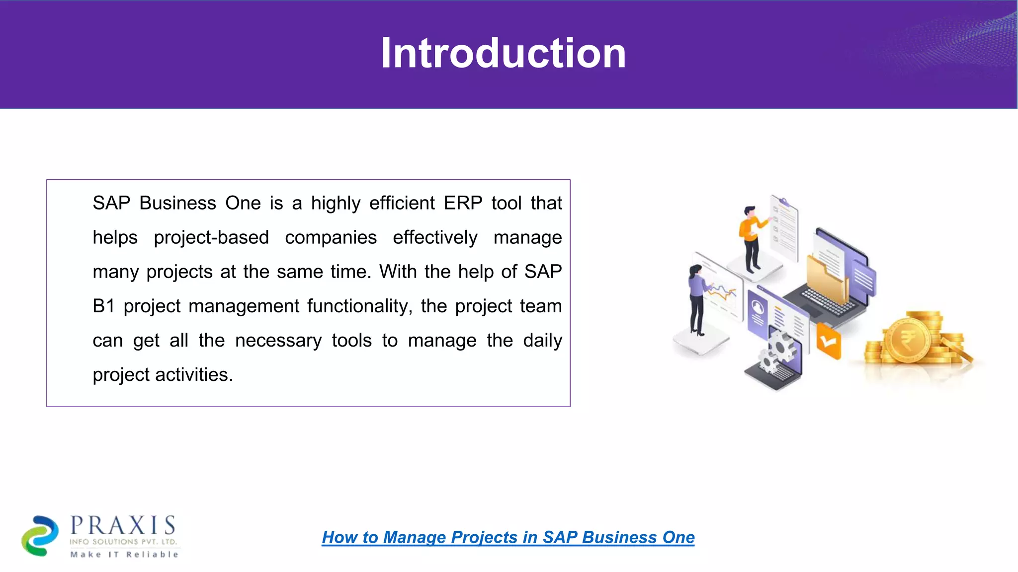 Effectively Manage Projects in SAP Business One | PPTX