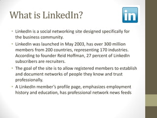 Effectively using LinkedIn | PDF | Social Networking | Internet