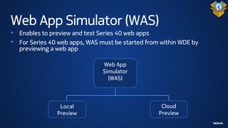 Effectively using Nokia Web Tools 2.0 templates for Series 40 web apps ...