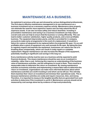 EFFECTIVE MAINTENANCE MANAGEMENT.pdf