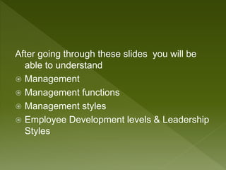 Effective management | PPTX | Executive Leadership & Management | Business