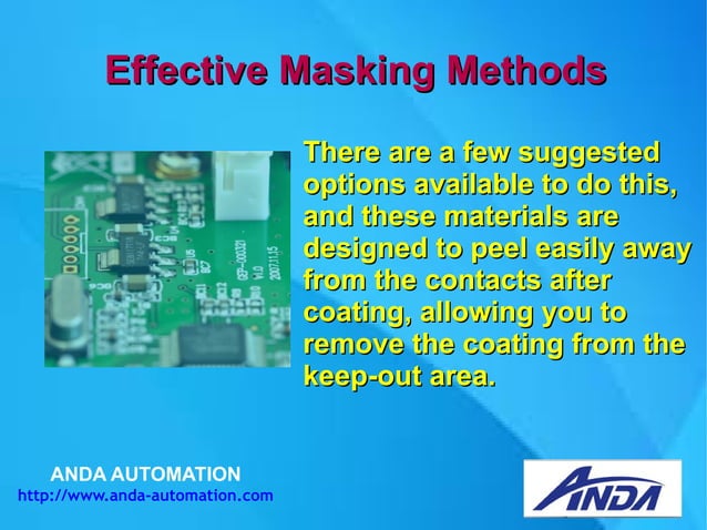 Effective Masking Methods for Pcb Assemblies | PPT