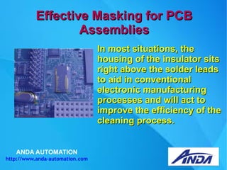 Effective Masking Methods for Pcb Assemblies | PPT