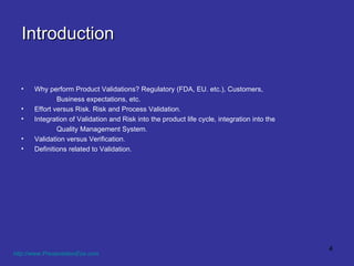 Effective Medical Device Validation Introduction Web 2 | PPT
