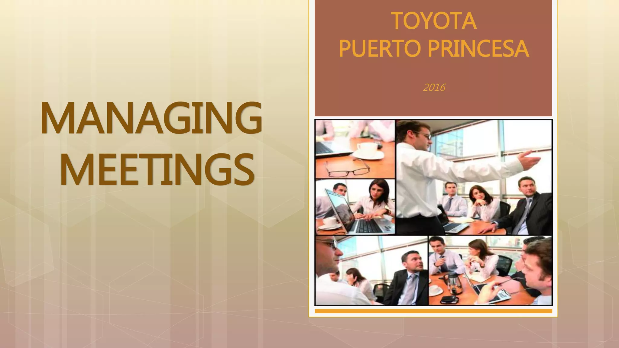 Effective Meeting Management | PPTX