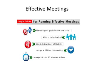 Effective Business Meetings | PPTX