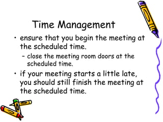 Effective meeting skills by Dr Salma Kannani | PPT
