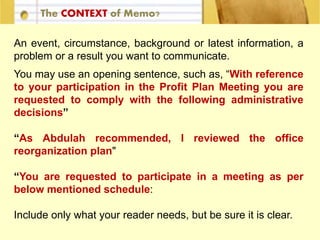 Effective Memo and Proposal Writing | PPTX