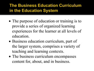 Effective methods of teaching business education | PPTX