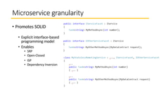 Effective Micoservice Design & Containers | PDF