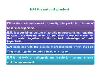 Effective microorganisms | PPTX