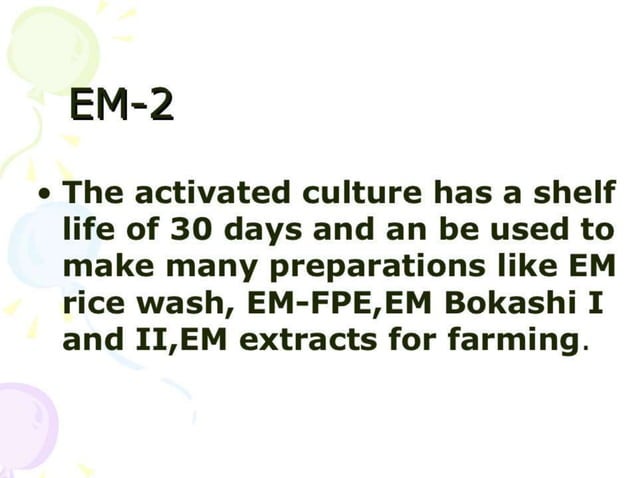 Effective microorganism technology by allah dad khan | PPTX | Gardening ...