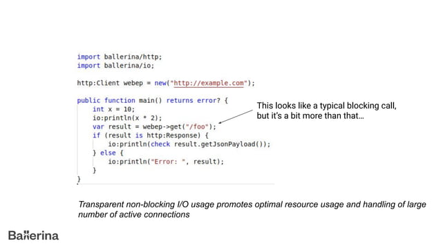 Effective microservices development with ballerina | PPT