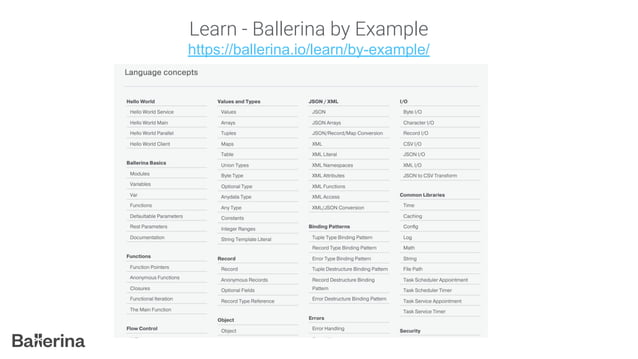 Effective microservices development with ballerina | PPT