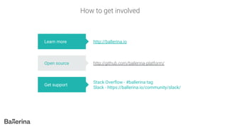 Effective microservices development with ballerina | PPT