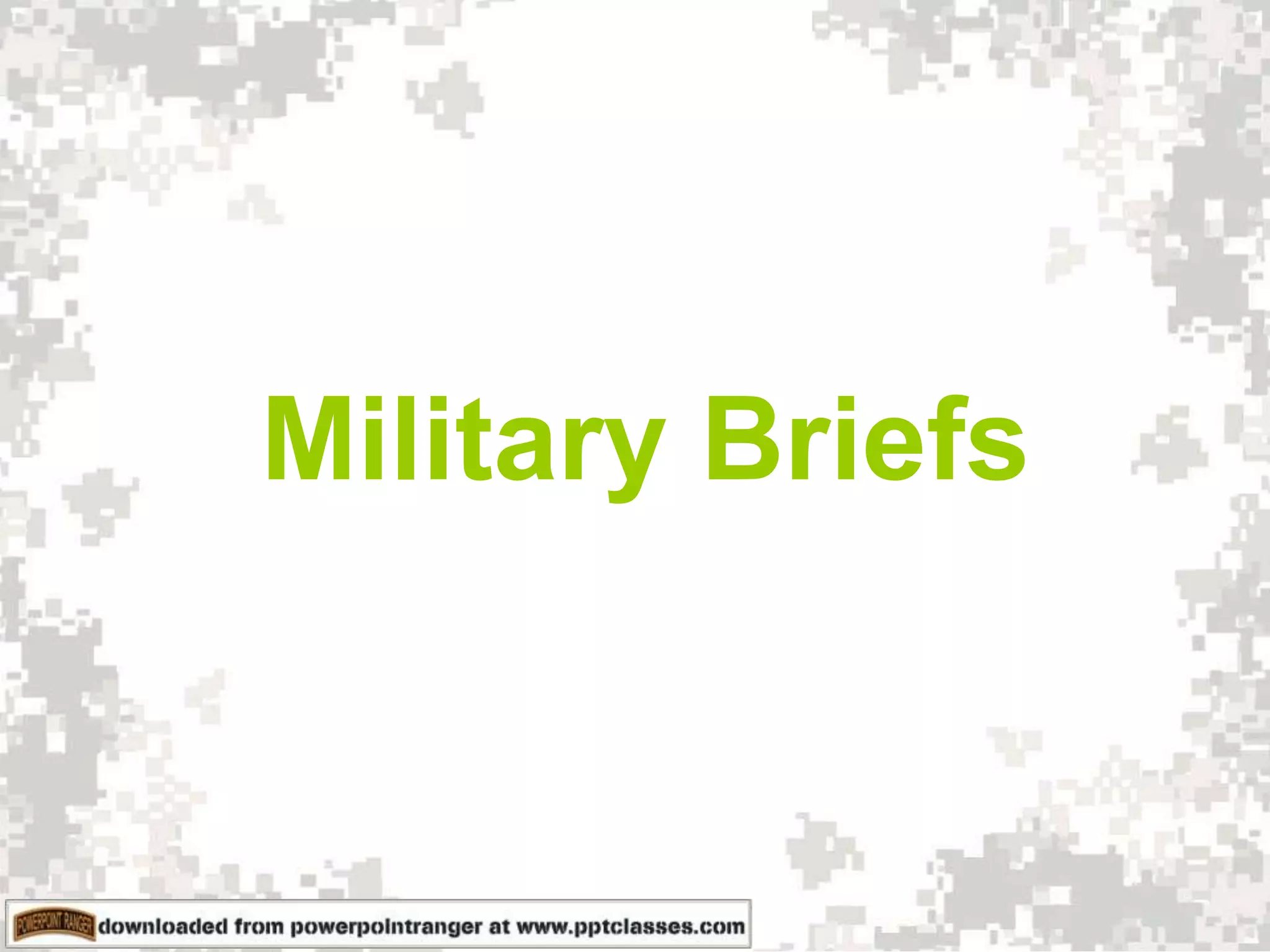 Effective military communication | PPTX