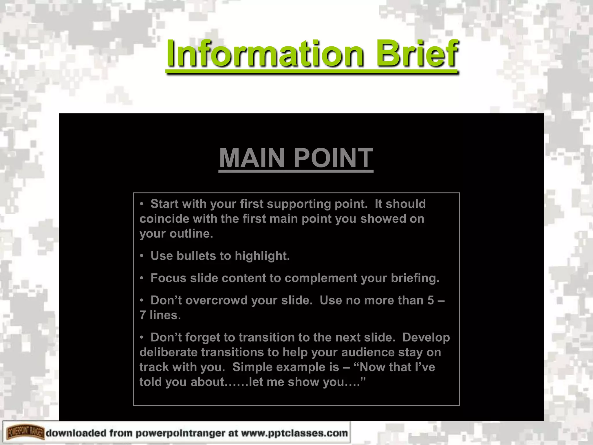 Effective military communication | PPTX