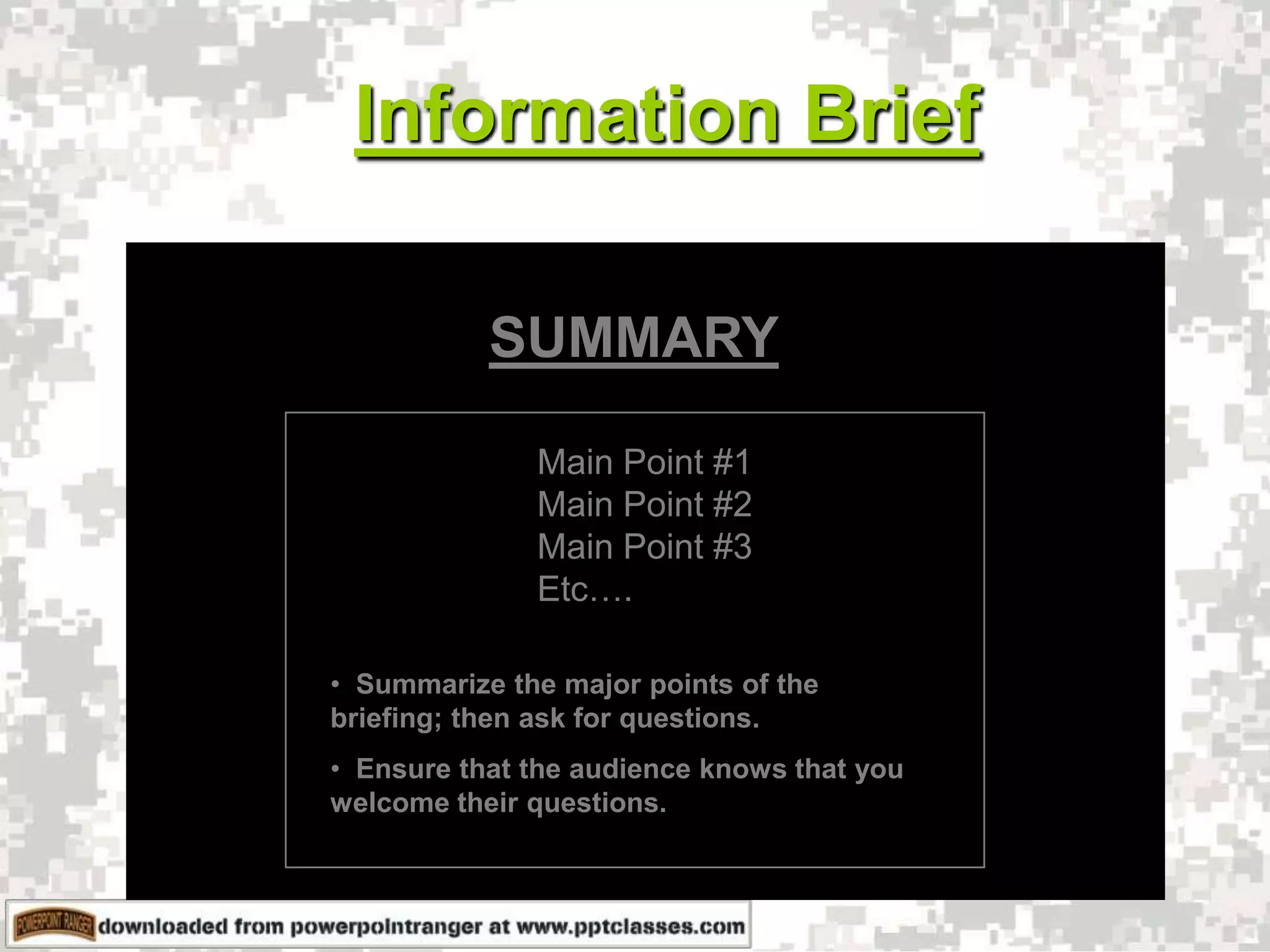 Effective military communication | PPTX