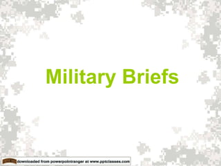 Effective military communication | PPTX