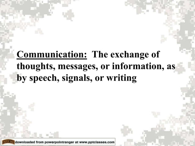 Effective military communication | PPTX | War and Conflicts