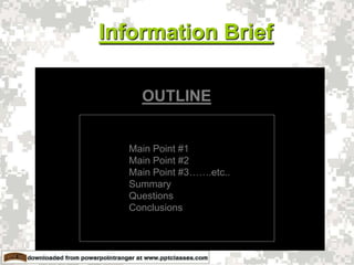 Effective military communication | PPTX